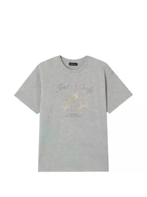 TOUT A COUP Graphic Print T-shirt - Grey