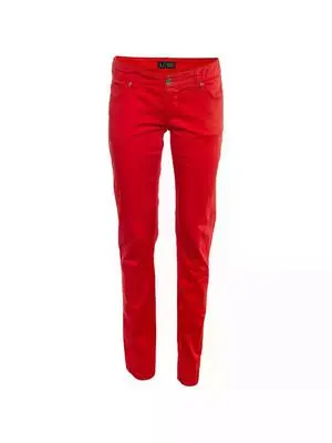 ARMANI Slim-fit Trousers - Red