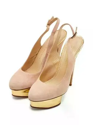CHARLOTTE OLYMPIA Dolly Platform Stiletto Pumps - Neutrals