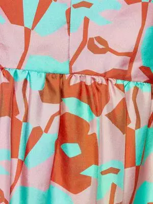 ROKSANDA Floral-print Peplum Top