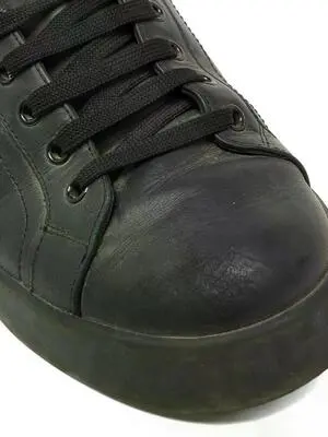 Dolce & Gabbana Portofino Crown Patch Lace-up Sneakers