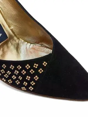 Rene Caovilla D'orsay Pumps With Embellished Detailing