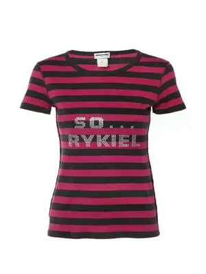 Sonia Rykiel Paris Horizontal Stripe T-shirt