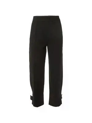 Emporio Armani Crepe Texture Tailored Trousers