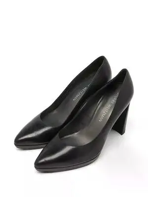 STUART WEITZMAN Leather Platform Pumps