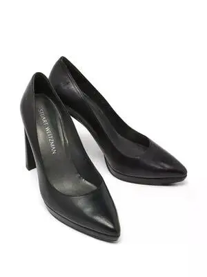 STUART WEITZMAN Leather Platform Pumps