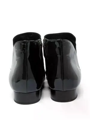Miu Miu Almond-toe Leather Chelsea Boots