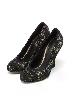 Dolce & Gabbana Lace Round-toe Pumps