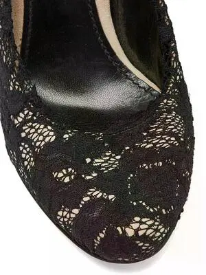Dolce & Gabbana Lace Round-toe Pumps