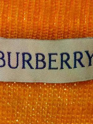 Burberry Check-pattern Wool Midi Skirt