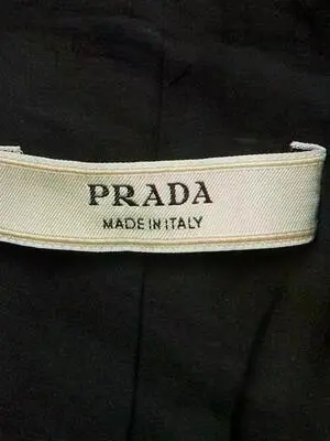 Prada Floral Print Frog-fastening Coat