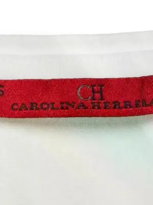 Carolina Herrera Logo-embroidered Cotton T-shirt