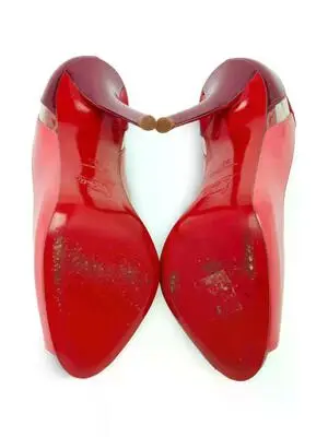 CHRISTIAN LOUBOUTIN Patent-leather Peep-toe Pumps