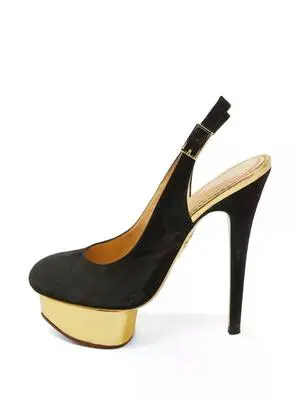 CHARLOTTE OLYMPIA Dolly Heeled Pumps - Black