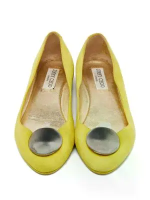 JIMMY CHOO Wray Suede Ballet Flats
