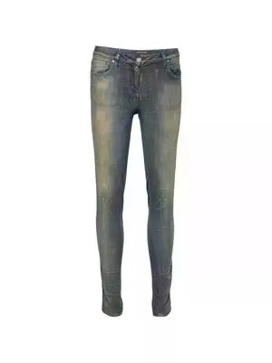 Roberto Cavalli Faded Skinny Jeans - Blue