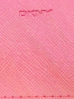 Dkny Logo-detail Leather Wallet - Red