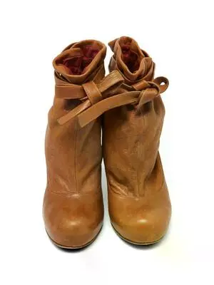 Marc Jacobs Ankle-wrap Leather Ankle Boots