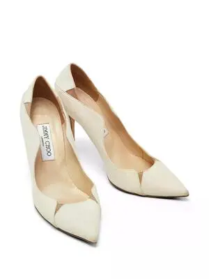JIMMY CHOO Tamika Textured Leather Pumps