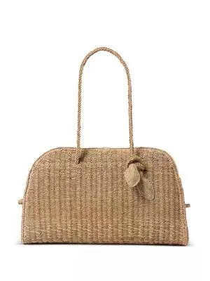 Jacquemus Turismo Raffia Bag - Neutrals