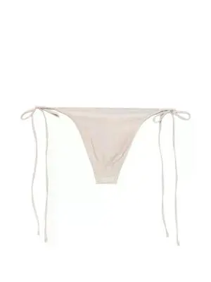 Frankies Bikinis Mackenzie Crochet-trim Bikini Bottoms