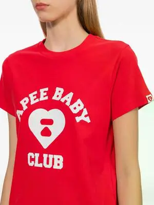 AAPE BY *A BATHING APE Printed Crewneck T-shirt