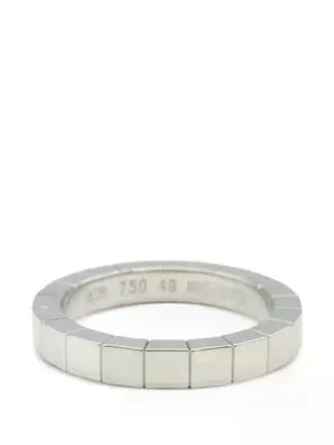 Cartier 18k White Gold Lanière Ring