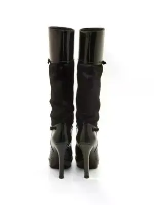 Gucci Knee-length Stiletto Heel Platform Boots