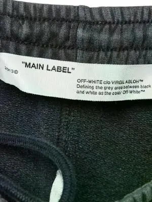 Off-White Caravaggio Print Washed Cotton Shorts