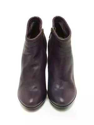Bottega Veneta Leather Ankle Boots With Side Zip