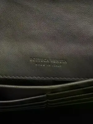 Bottega Veneta Intrecciato Flap Wallet