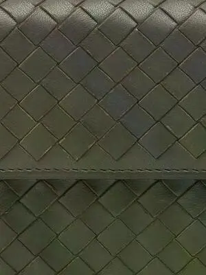 Bottega Veneta Intrecciato Flap Wallet