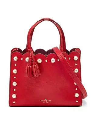 Kate Spade New York Hayes Street Pearl Sam Tote Bag - Red