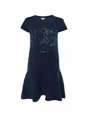 Kenzo Tiger Appliqué Mini Dress