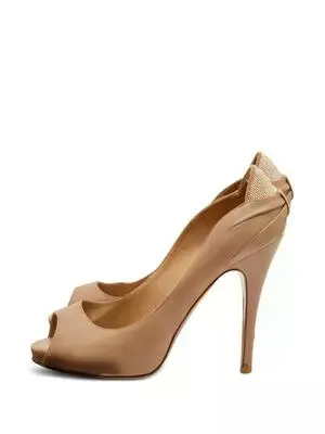Valentino Garavani Peep-toe Pumps - Neutrals