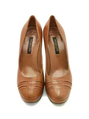 SERGIO ROSSI Round-toe Platform Pumps
