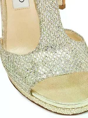 JIMMY CHOO Lana Glitter Sandals