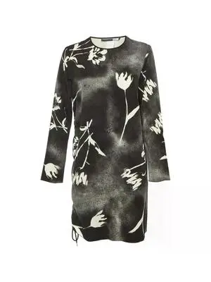 Sportmax Printed Mini Dress - Black
