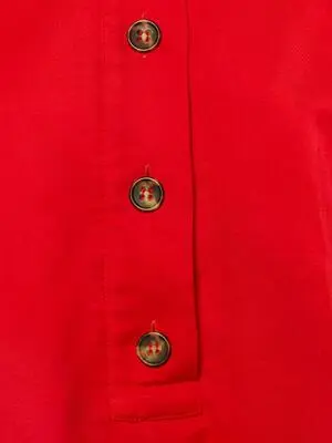 Red Valentino Cotton Button-front Top