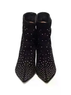 Valentino Garavani Rockstud Suede Ankle Boots