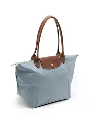 Longchamp Le Pliage Leather-trim Tote Bag - Blue