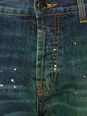 Marni Low-waist Paint-splatter Jeans