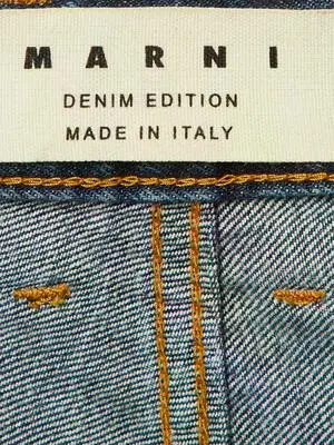 Marni Low-waist Paint-splatter Jeans