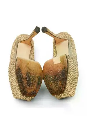 GIUSEPPE ZANOTTI Embellished Platform Pumps