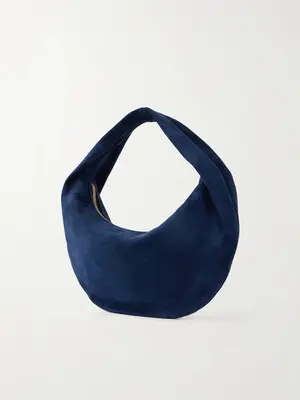 Khaite Olivia Suede Shoulder Bag - Blue
