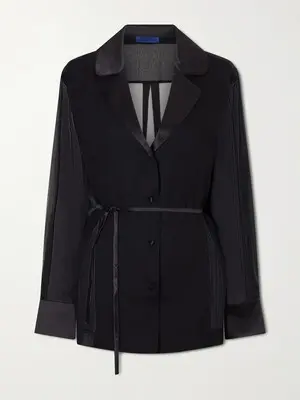 Sharon Wauchob Bretagne Belted Silk Jacket
