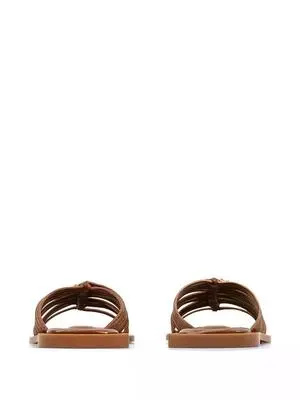 Karl Lagerfeld Strappy Logo-plaque Sandals