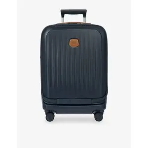 BRICS Taormina Ultra-light Cabin Suitcase With Front Pocket - Blue