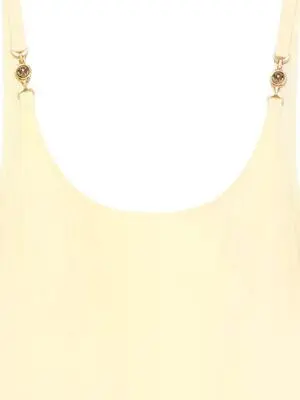 Versace Medusa-hardware Swimsuit - Yellow