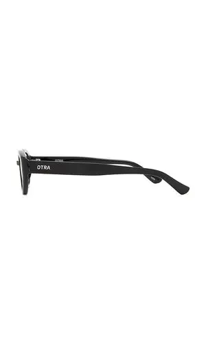 OTRA Greta Oval Sunglasses - Black